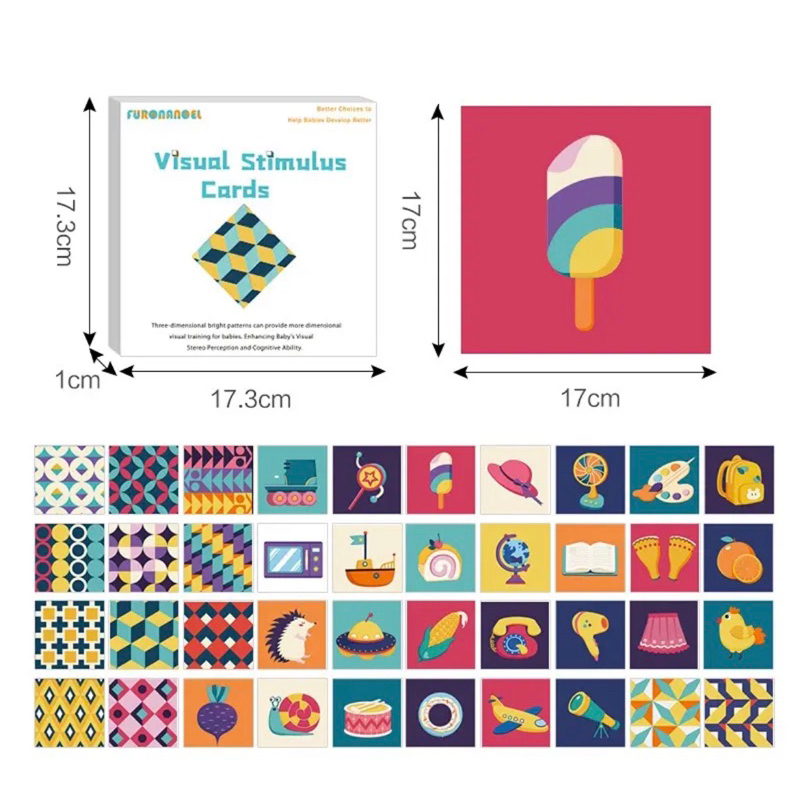 Jual Visual Stimulus Card - Kartu Pintar Stimulasi Bayi dan Anak ...
