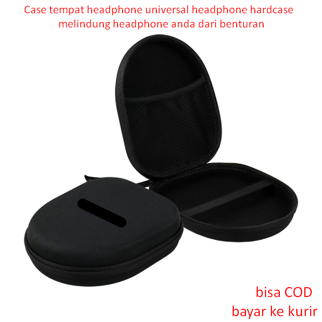 Jual Universal Hard Case Eva Tempat Headphone sesuai gambar 210 x 185 x ...