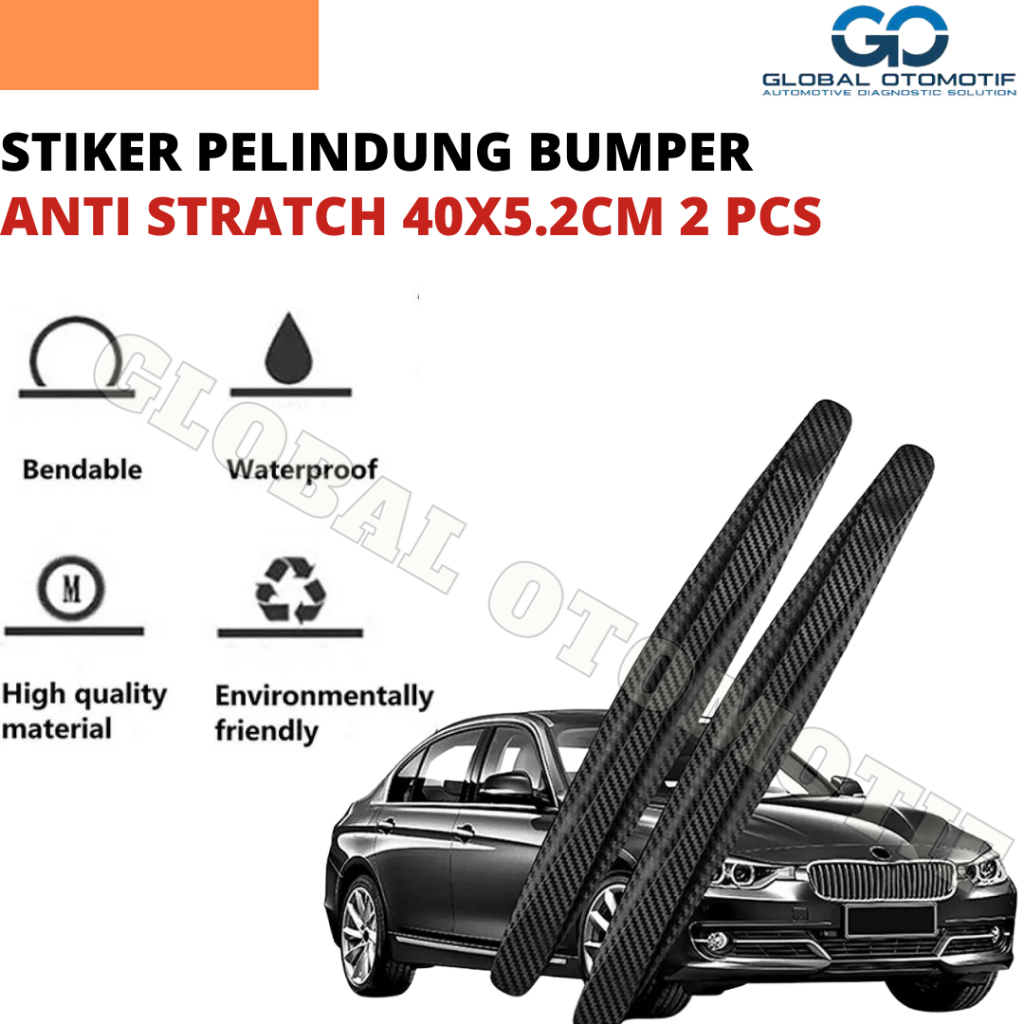 Jual Stiker Pelindung Bumper Guard Adhesive Anti Stratch 40x5.2cm 2 PCS ...