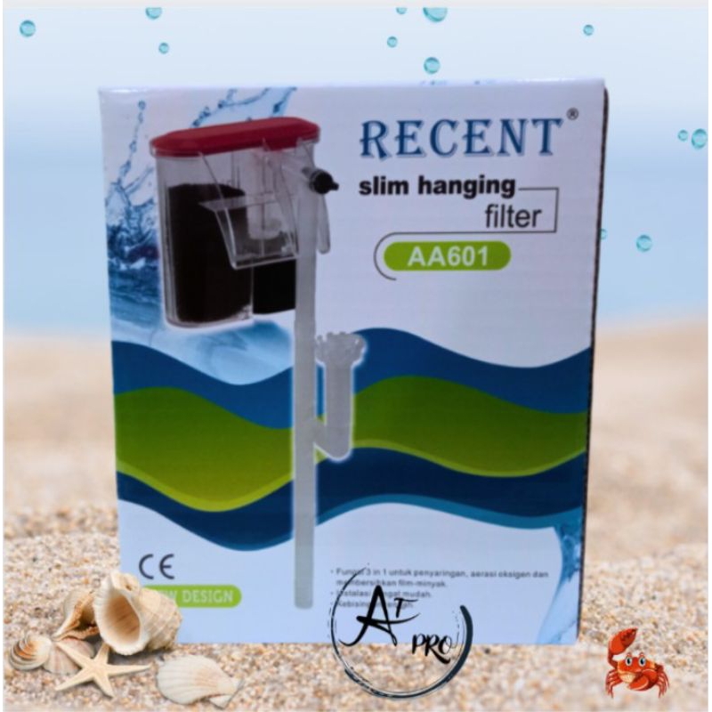 Jual Pompa Aquarium Aquascape Slim Hanging Filter RECENT AA 601 ...