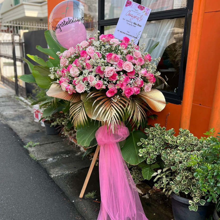 Jual Standing flowers bunga hidup congratulations congrats selamat dan ...