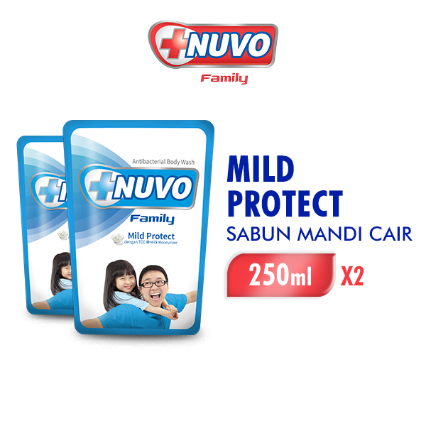 Jual Nuvo Family Mild Protect Pouch 2 x 250 mL | Shopee Indonesia