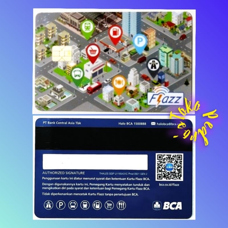 Jual FLAZZ BCA gen 2 /Gen2 with New Logo varian FLAZZ ORI /Like eTOLL ...