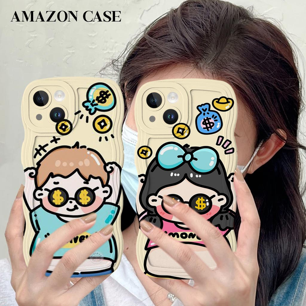 Jual Case Hp Couple Gelombang All Type For REALME C33 C30 C15 C20 C11 ...