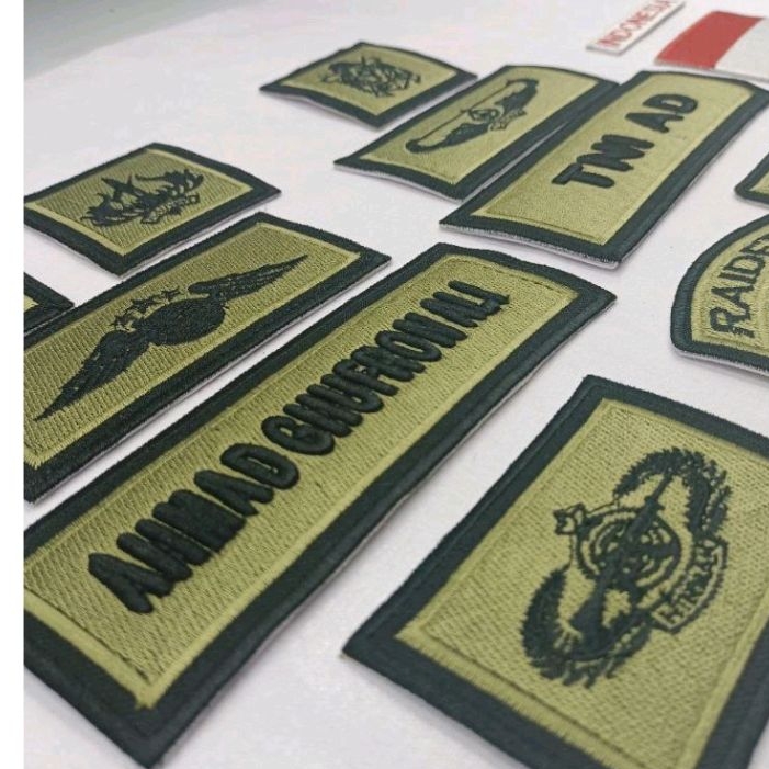 Jual FULL 1 SET PAPAN NAMA ATRIBUT TNI AD MODEL TERBARU 2022 | Shopee Indonesia