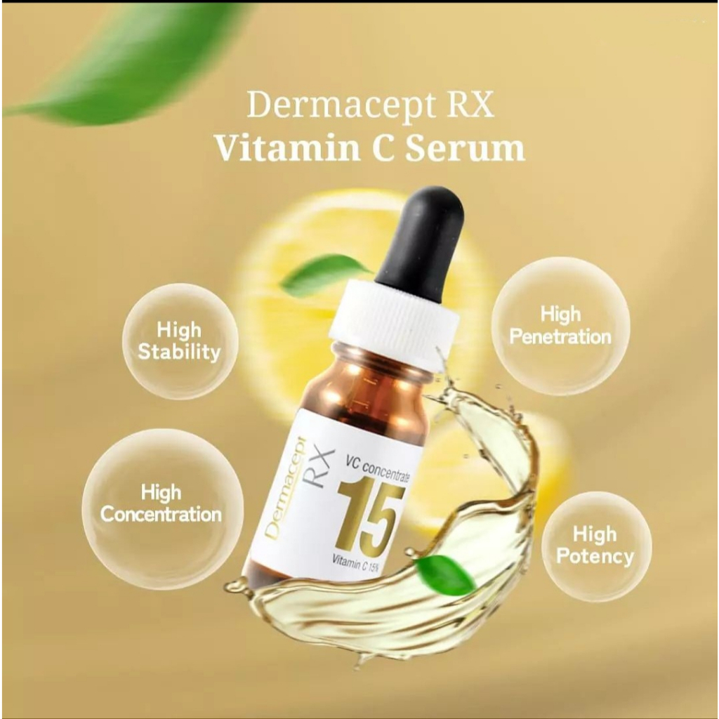 Jual ROHTO DERMACEPT RX VITAMIN C 15% CONCENTRATE SERUM | Shopee Indonesia