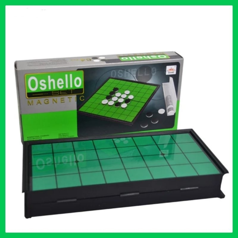 Jual Reversi Othello Magnetic Board Game Papan Permainan Othello Reversi Magnet Lipat (25cmx25cm ...