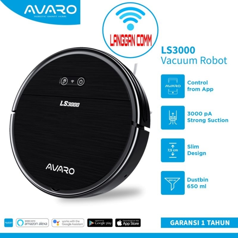 Jual Avaro LS3000 Robot Vacuum Cleaner Vacum Cleaner | Shopee Indonesia