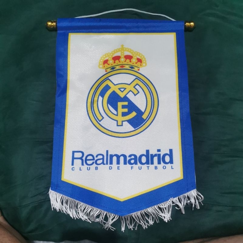 Jual bendera Banner Real madrid | Shopee Indonesia