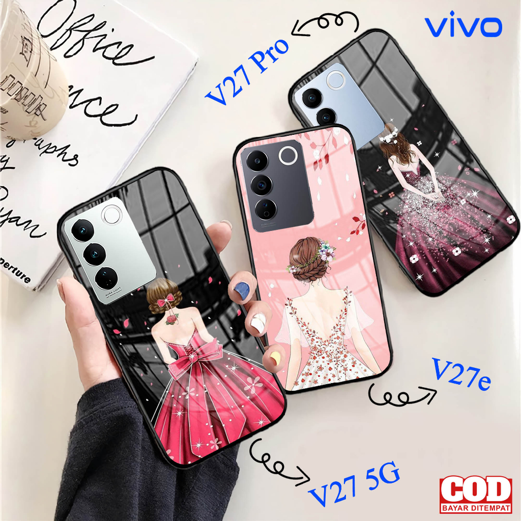 Jual Softcase kaca VIVO V27 V27e V27 PRO - Case Handphone VIVO V27 V27e V27 PRO [A05]. | Shopee ...