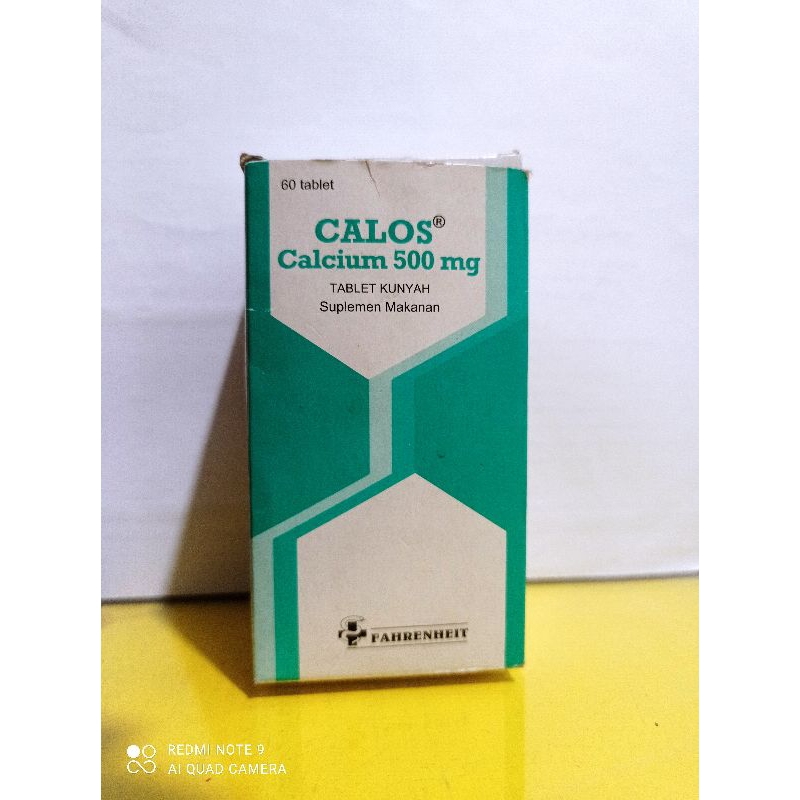Jual Calos Kalsium Suplemen Makanan isi 60 tablet | Shopee Indonesia