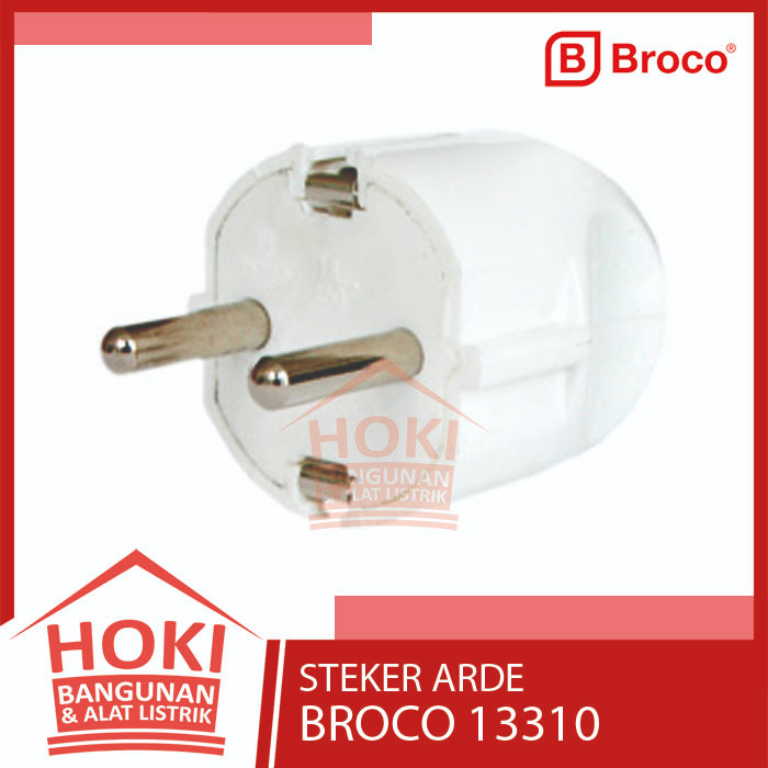 Jual STEKER ARDE BROCO NEW GEE 13310 - Cuk Colokan Bulat - White Round ...
