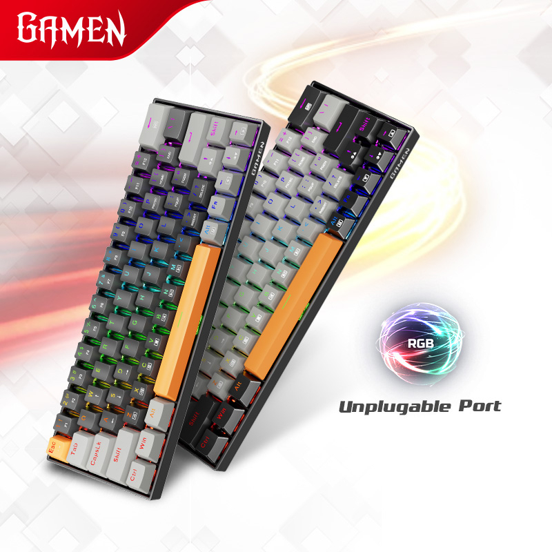 Jual GAMEN Titan III Mechanical Switch Blue Gaming Keyboard Wired RGB ...