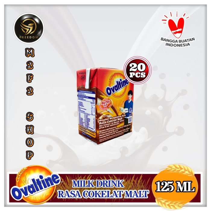 Jual Ovaltine Milk Kotak UHT Chocolate Malt | Susu Cokelat - 125 ml (Kemasan 20 Pcs) | Shopee ...