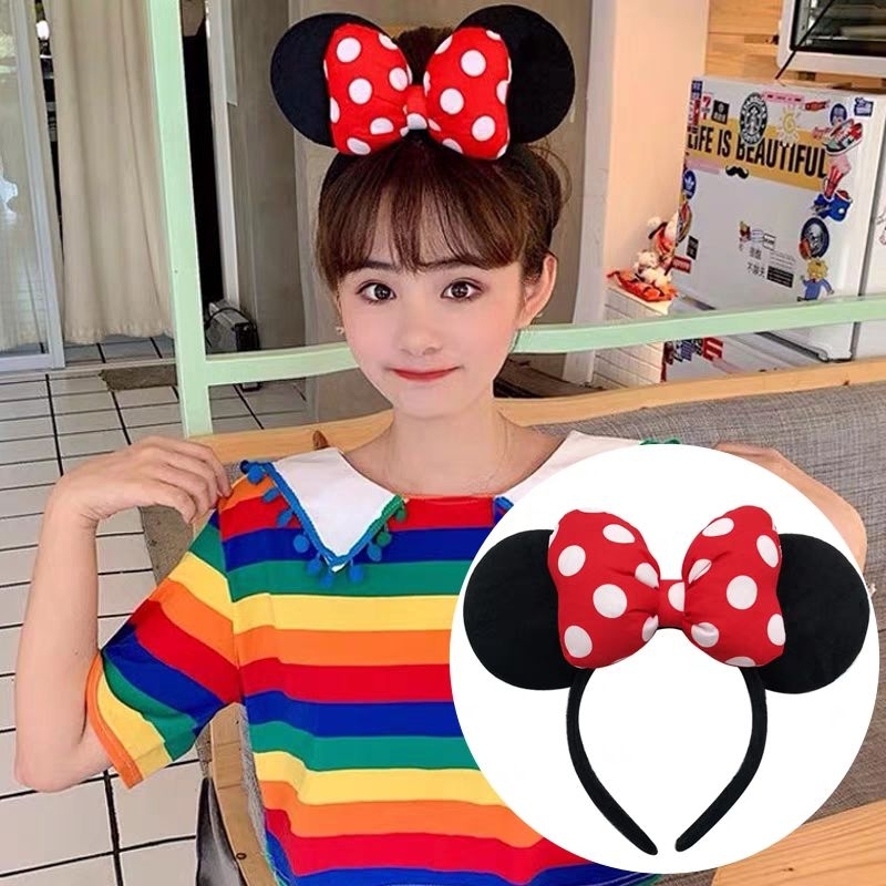 Jual Bando cosplay tikus minnie mouse disney cosplayer bando minnie ...