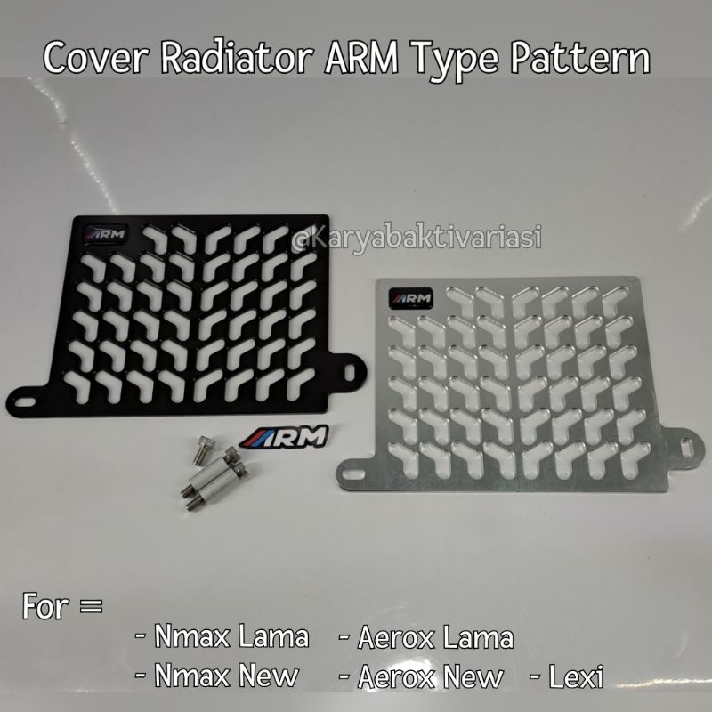 Jual COVER RADIATOR ARM Type Pattern NMAX, AEROX, LEXI | Shopee Indonesia