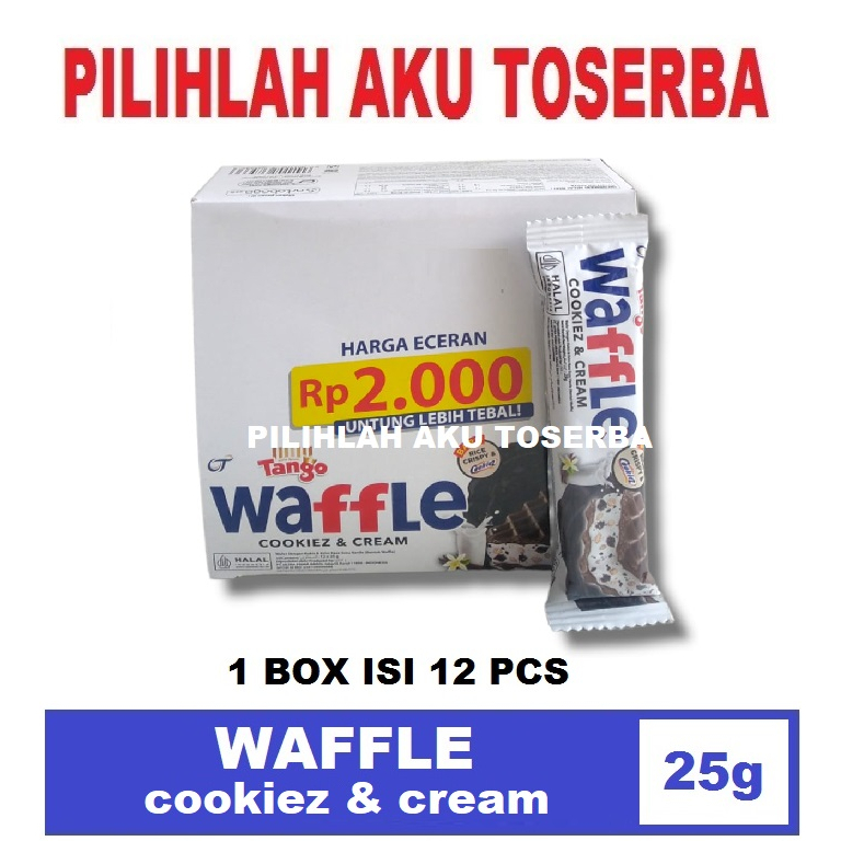 Jual Tango WAFFLE Cookiez & Cream - ( HARGA PER BOX isi 12 pcs ...