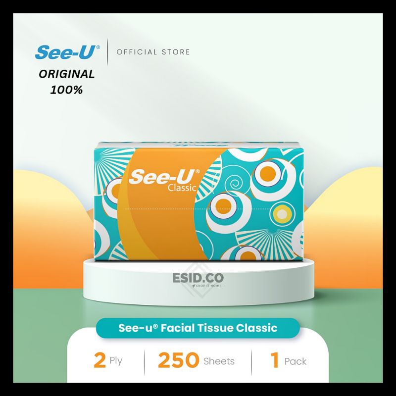 Jual See-U Facial Tissue Classic 250's | Tisu Wajah See-U | See U 250 ...