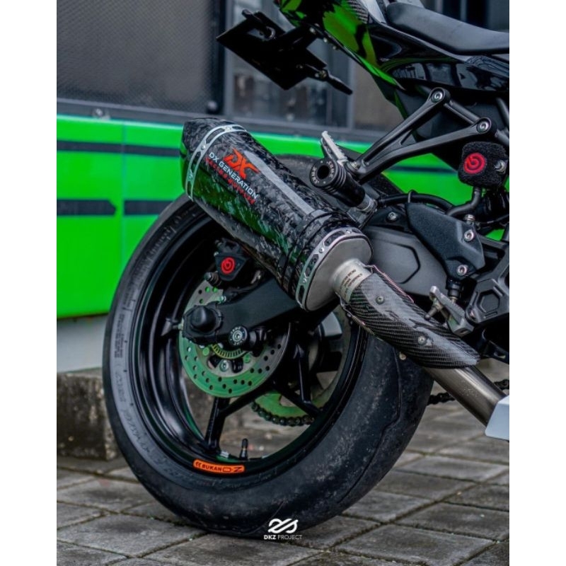 Jual Knalpot Racing DX Generation tipe A1R Carbon Fullsistem Aerox Nmax ...