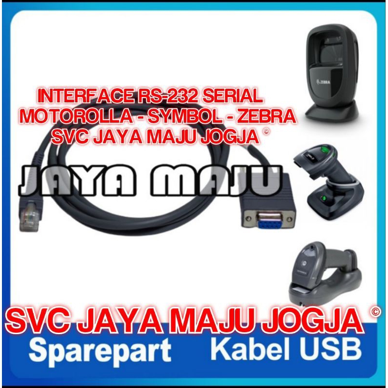 Jual [ SPAREPART 4608 ] KABEL INTERFACE - SERIAL RS232 + ADAPTOR 5V 2A ...