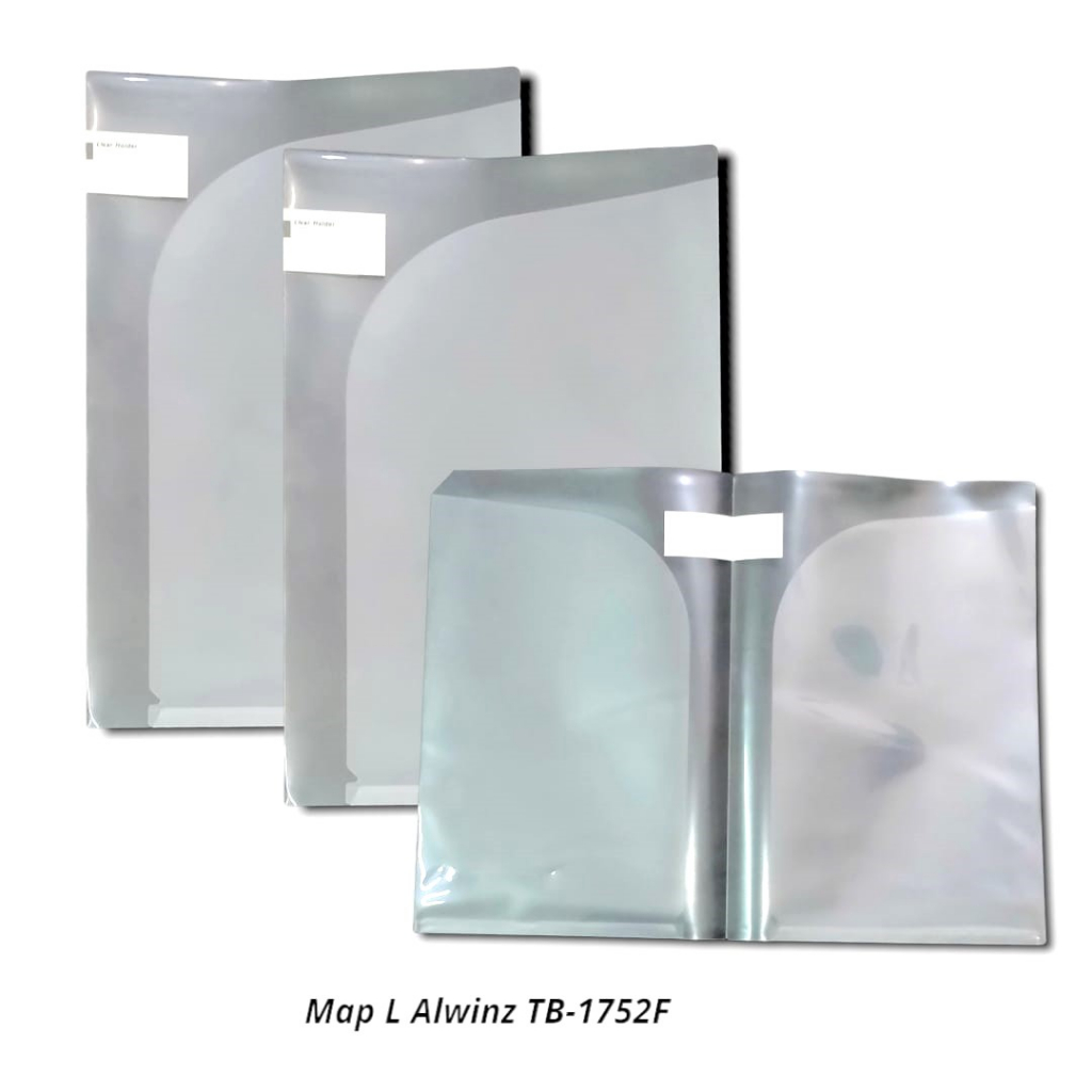 Jual MAP L SELIP BENING FOLIO F4 2 SISI MAP DOKUMEN PLASTIK CLEAR ...