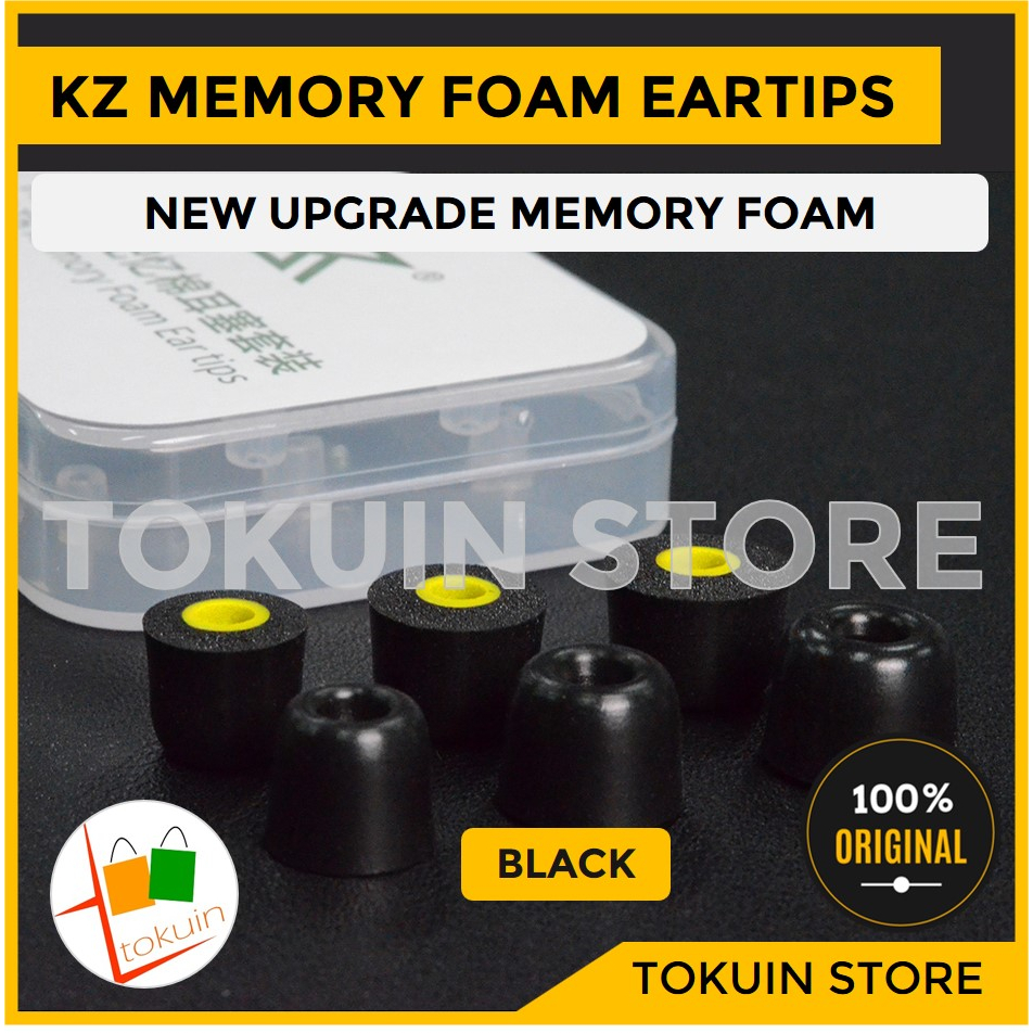 Jual KZ Memory Foam High End Eartips Earplug Karet Earphone TWS Earbuds ...