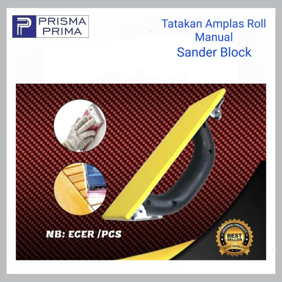 Jual Tatakan Amplas Jepit Roll Rol Meteran Kertas Manual Sander Block ...