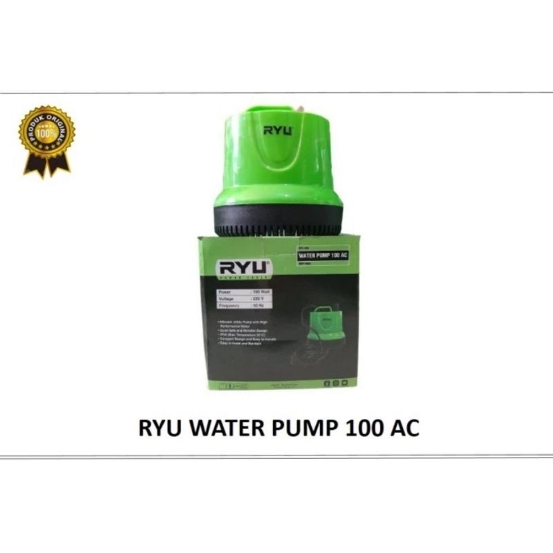 Jual ryu rwp100 ac water pump mesin pompa air celup RWP 100 | Shopee ...