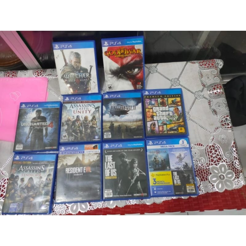 Jual BD kaset game PS4 second (take all) | Shopee Indonesia