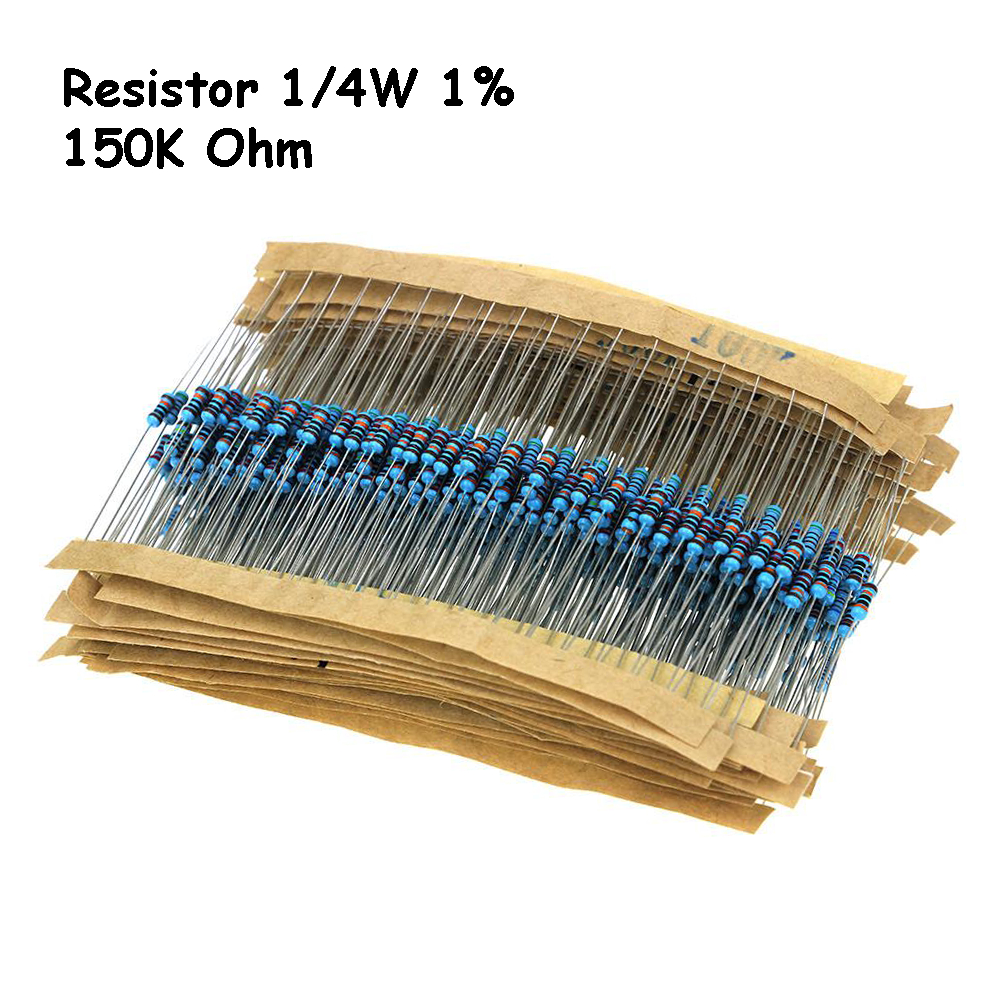 Jual Resistor Metal Film 150KOhm 150K Ohm 1/4W 0,25W Toleransi 1% ...