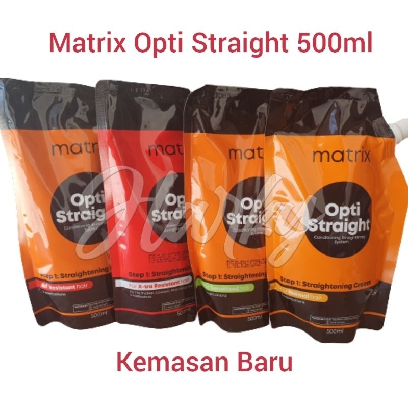 Jual MATRIX OPTI STRAIGHT 500 ml optistraight obat smoothing rambut ...