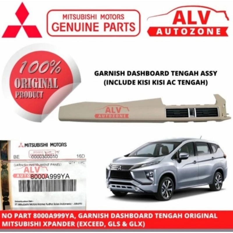 Jual GARNISH INSTRUMENT PANEL TENGAH ASSY ORIGINAL MITSUBISHI XPANDER ...