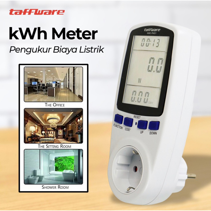 Jual StopKontak Timer Dengan Pengukur Pemakaian Daya Listrik KWH ...