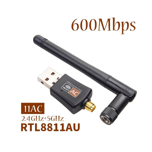 Jual USB Adapter DualBand Wireless 600Mbps Usb Wifi Dongle Penangkap Sinyal WiFi For Laptop PC ...