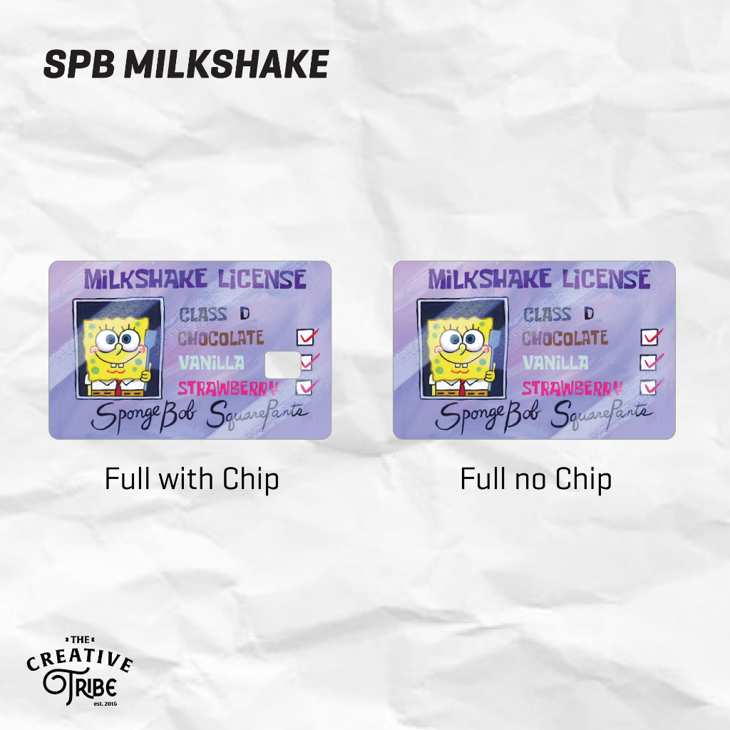 Jual Sticker Skin Card Spongebob - ATM Vinyl Debit Credit Emoney Flazz ...