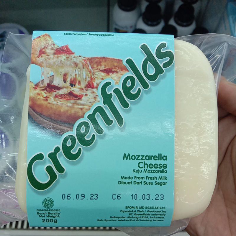 Jual GREENFIELDS MOZZARELLA CHEESE FROM FRESH MILK 200Gr / KEJU ...
