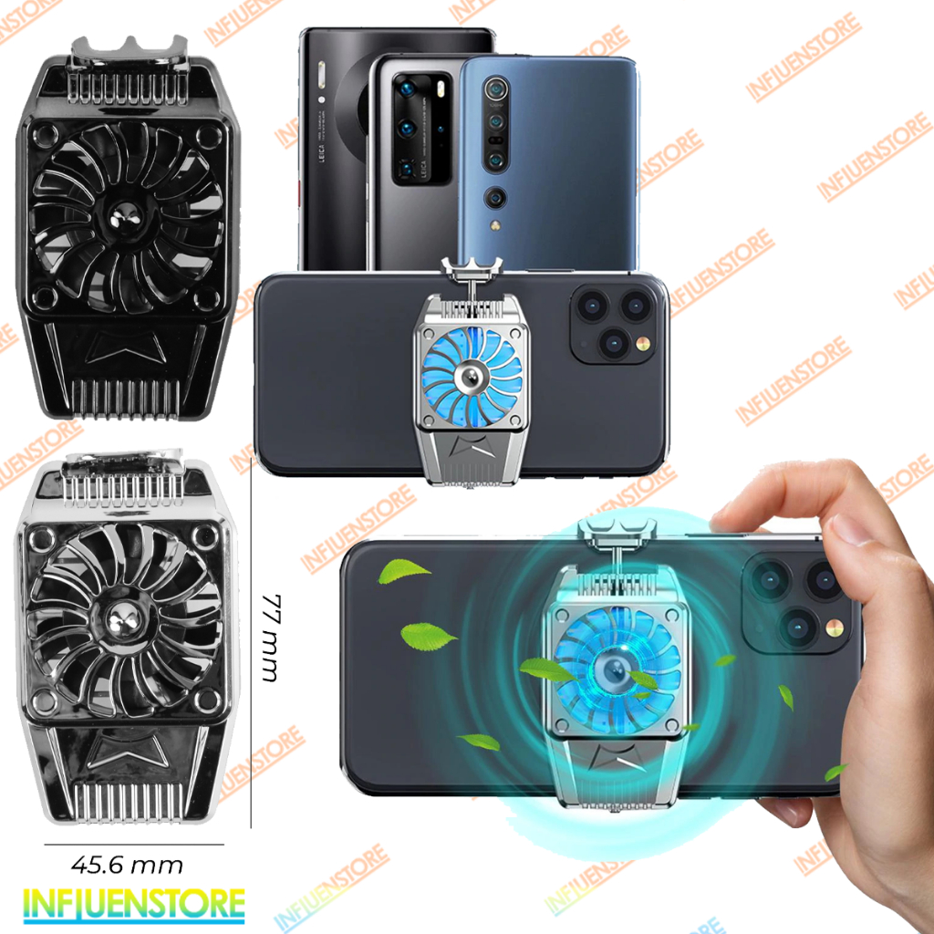 Jual Pendingin HP H-5 Cooling Fan Gaming Cooler Gamer Smartphone Kipas ...