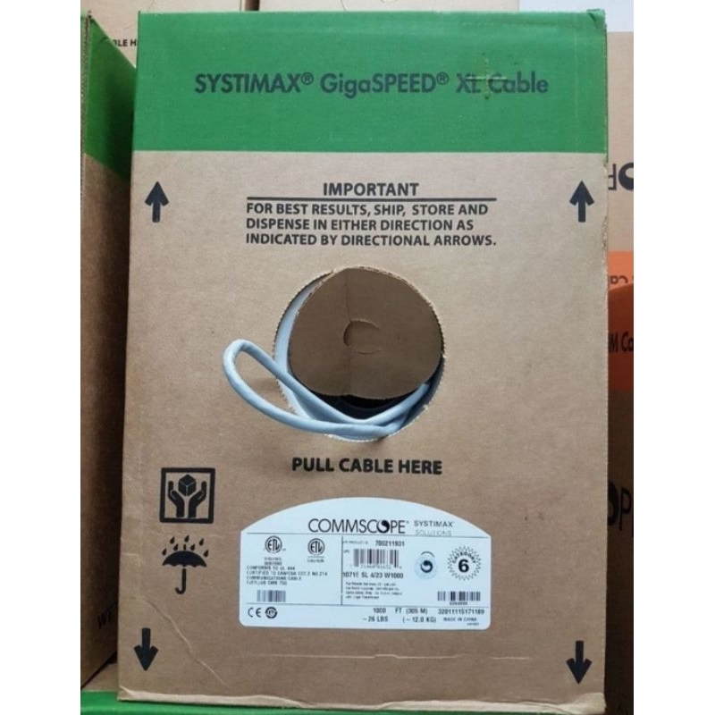 Jual Systimax Commscope Cable UTP Cat.6 | Shopee Indonesia