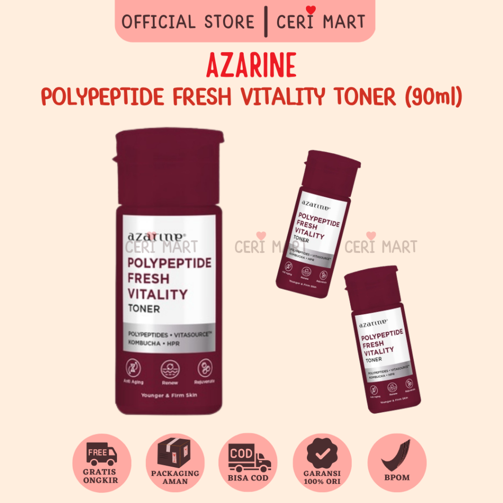 Jual AZARINE Azarin Toner 90ml - Mild Purifying | Multi-Acid Glowing ...