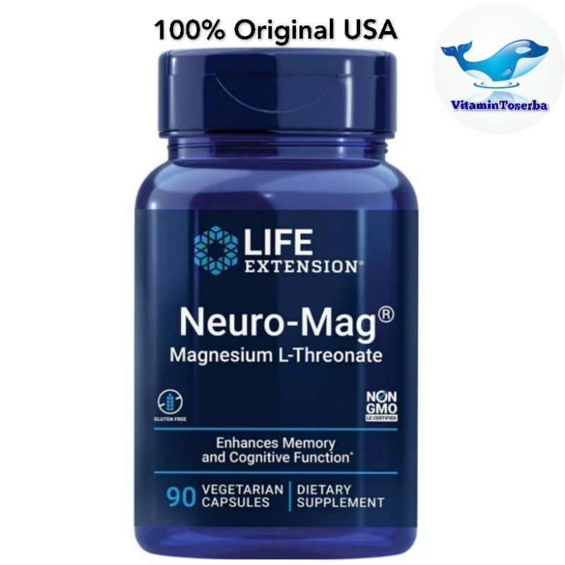 Jual Life Extension Neuro Mag Magnesium L Threonate 90 Vegetarian ...