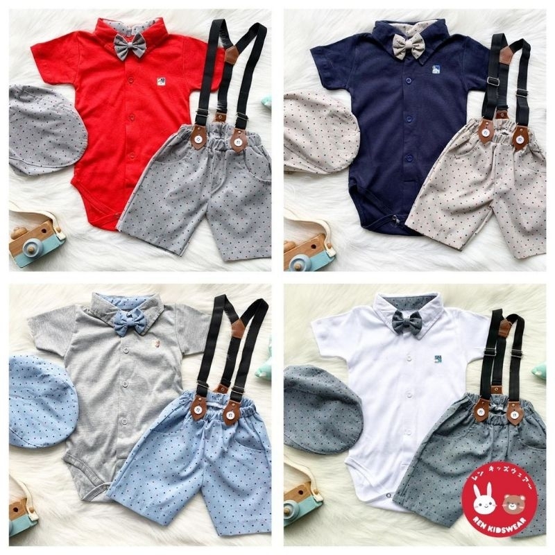 Jual Baju Jumper Suspender Anchor Kemeja Jumper Suspender Bayi | Shopee ...