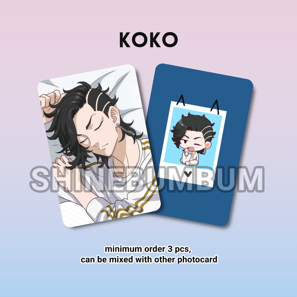Jual Photocard Tokyo Revengers - Nebosuke ver (2 sisi) | Shopee Indonesia