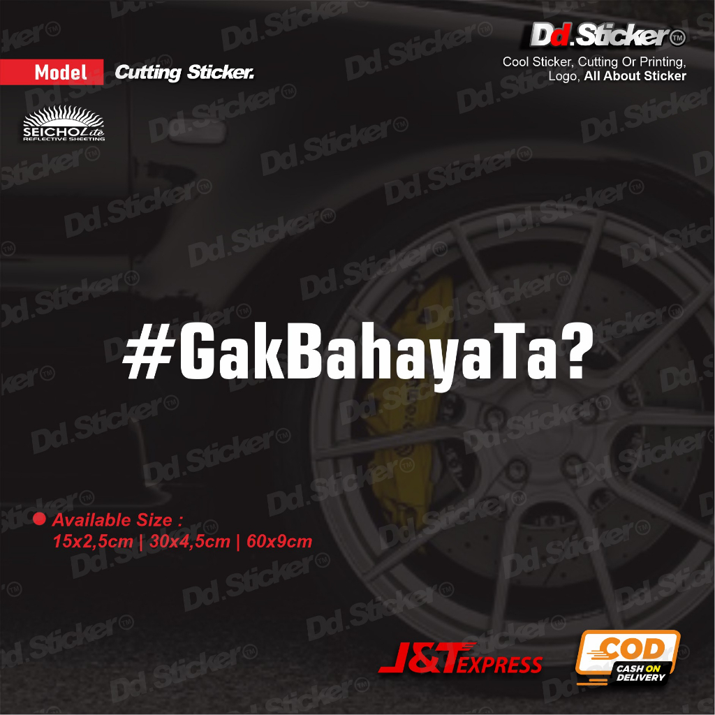 Jual Sticker Gak Bahaya Ta? | Shopee Indonesia