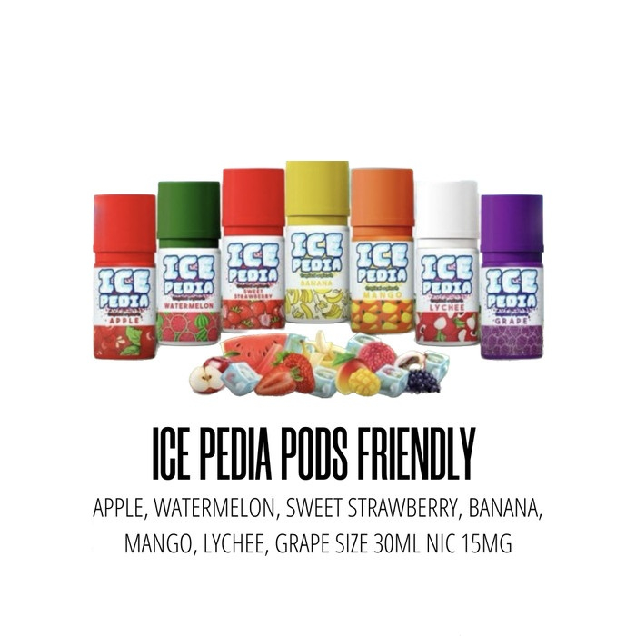 Jual ICE PEDIA Tropical Splash 30ML, Liquid Pods Friendly AUTHENTIC 100 ...