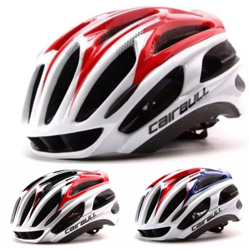 Jual helm road bike merk cairbull super ringan | Shopee Indonesia