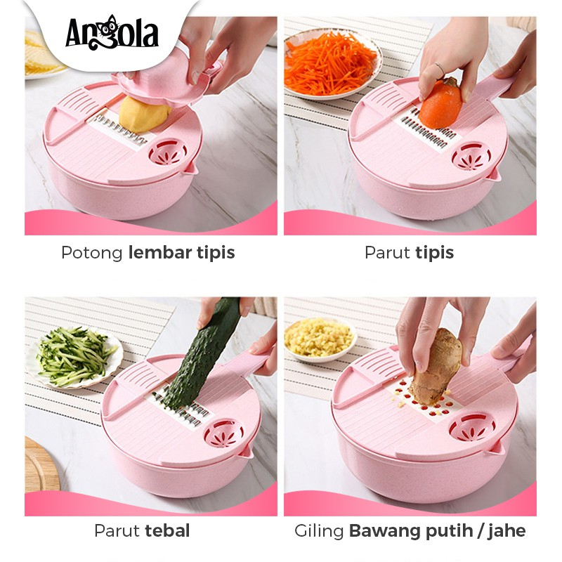 Jual Alat Potong Kentang Sayur E01 Multifungsi Pengiris Parutan Chopper ...