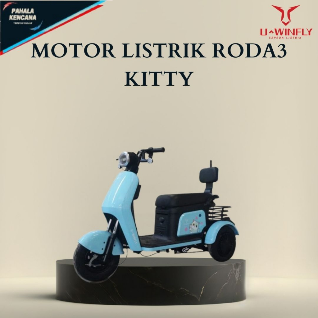Jual SEPEDA LISTRIK SEPEDA MOTOR LISTRIK RODA 3 KITTY UWINFLY KITI ...