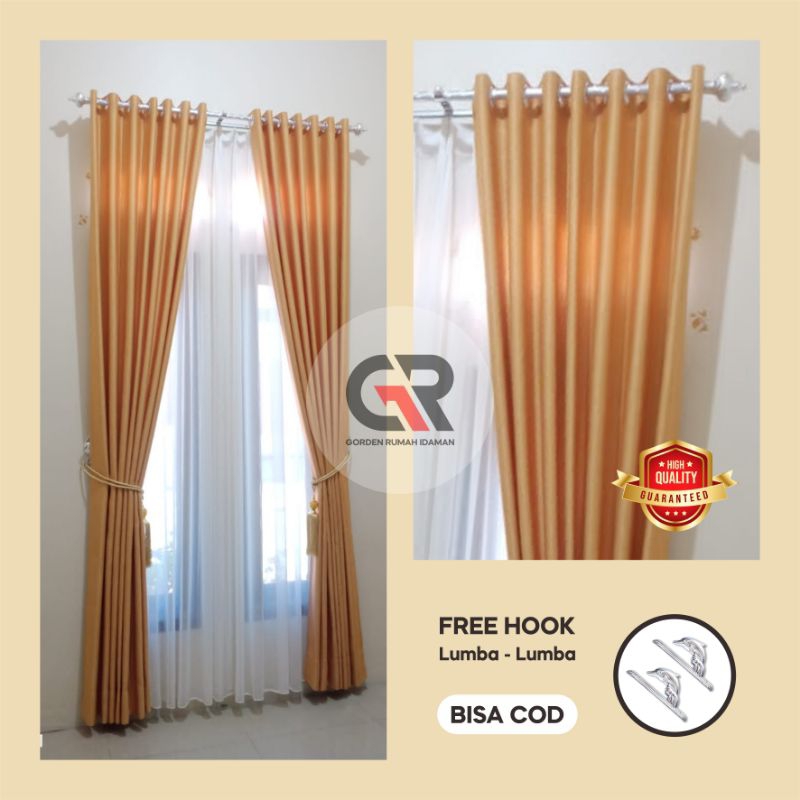Jual gordeng jendela pintu minimalis polos panjang pendek Hordeng ...
