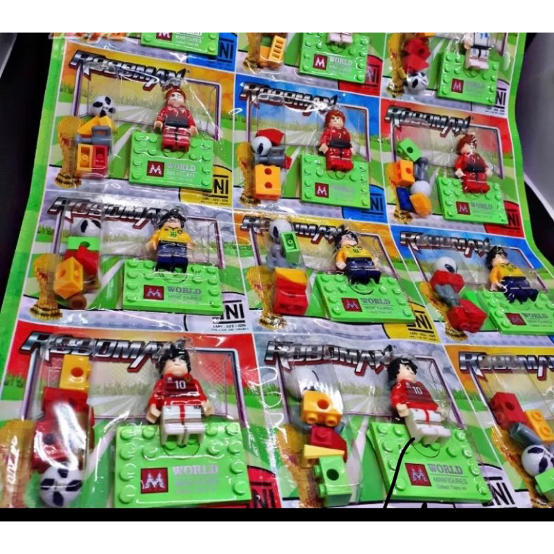 Jual BRICK SOCCER / BALOK SUSUN SEPAK BOLA / MAINAN EDUKASI ANAK ...