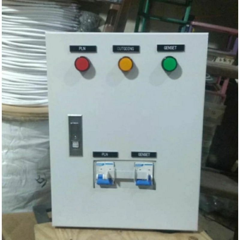 Jual panel interlog 50a Chint 2p + distribusi mcb schneider rakit ...